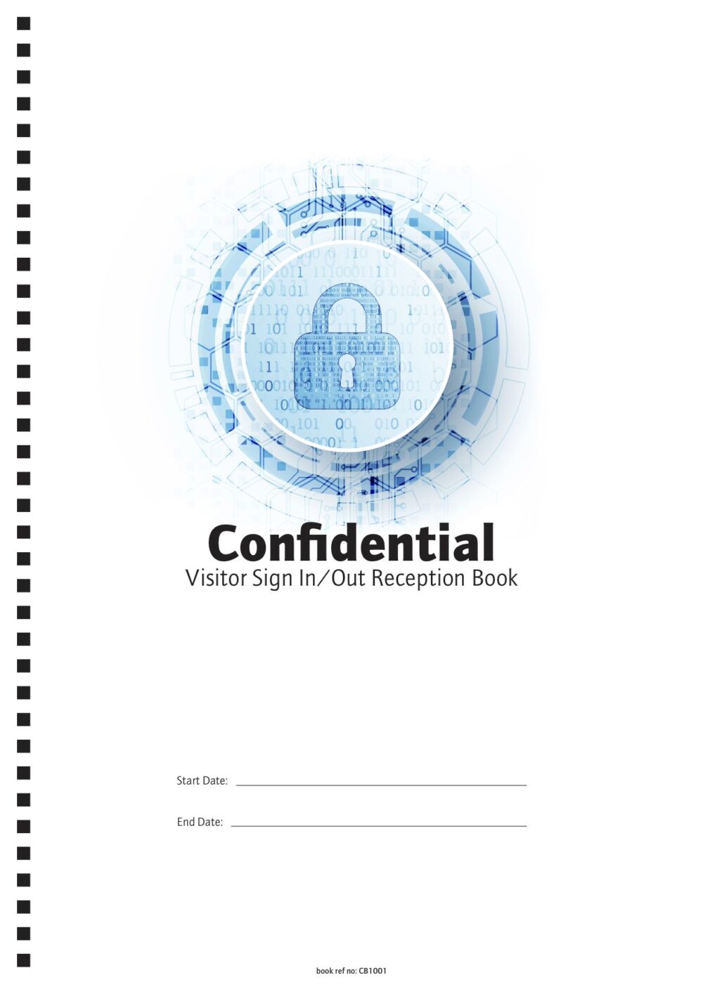 Confidential Visitor in/out Books - Merlin Press