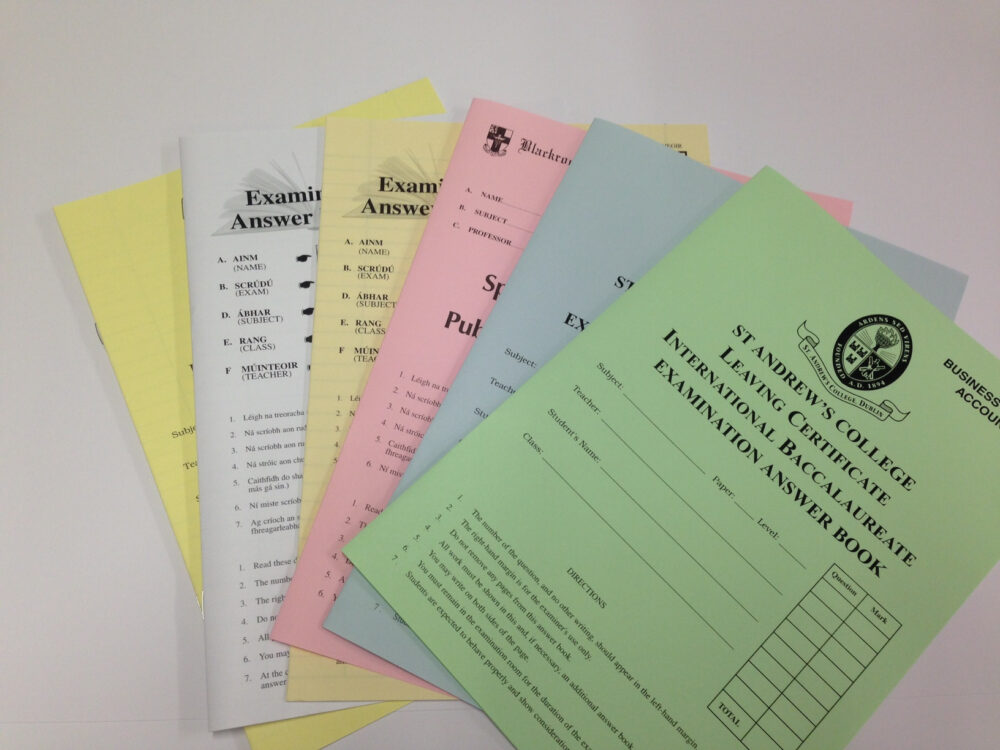 Examination Answer Booklets & Supplies - Merlin Press