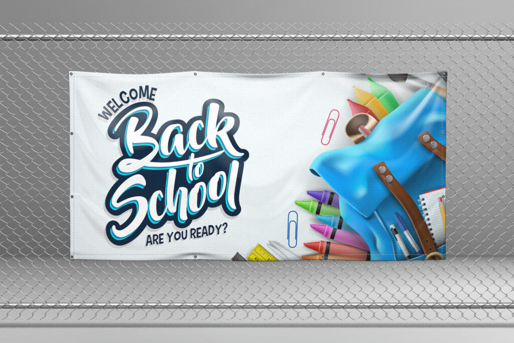 PVC Printed Eyelet Banners - Merlin Press