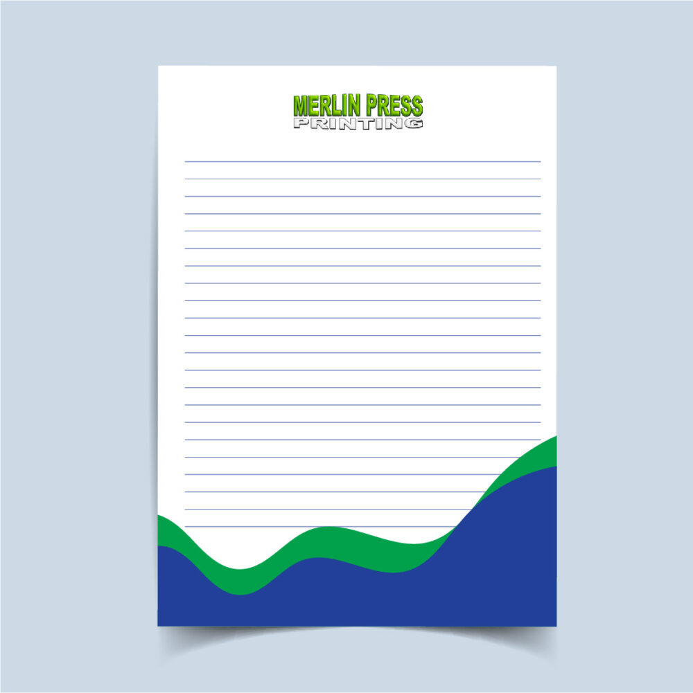 Glued Notepads - Merlin Press